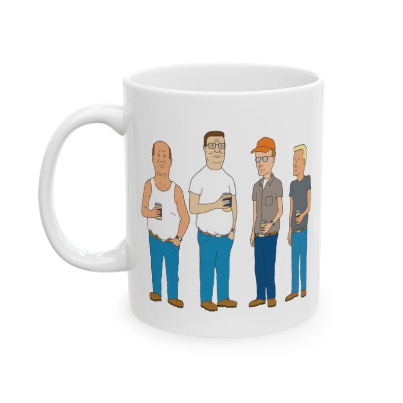 King Of The Hill Mug Hank Hill Bill Dauterive Dale Gribble Boomhauer