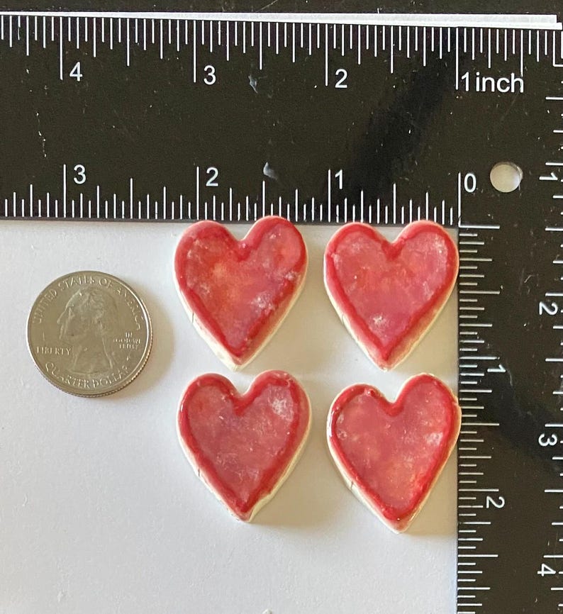 Ceramic Hearts - Etsy