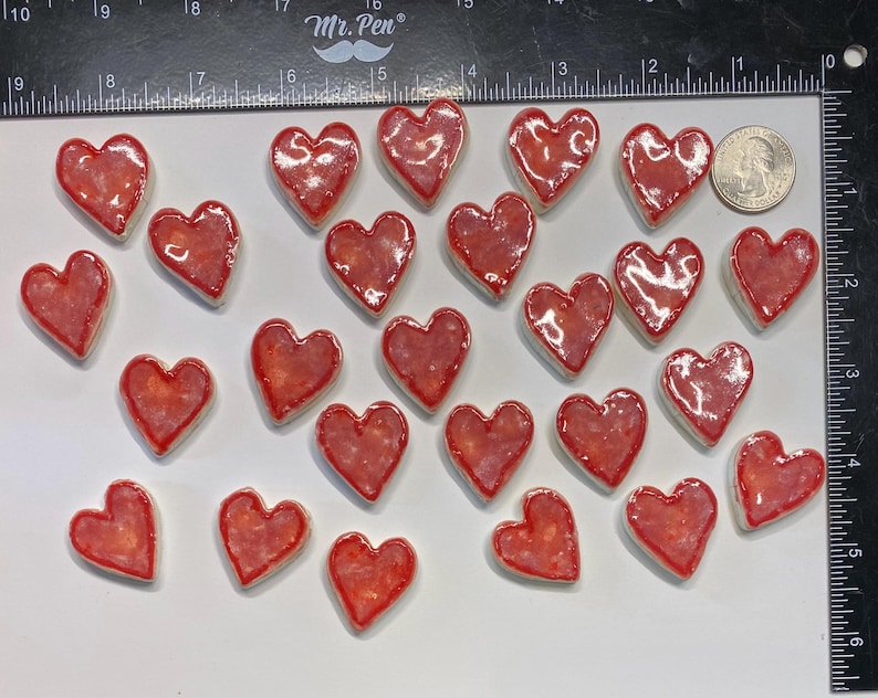 Ceramic Hearts - Etsy