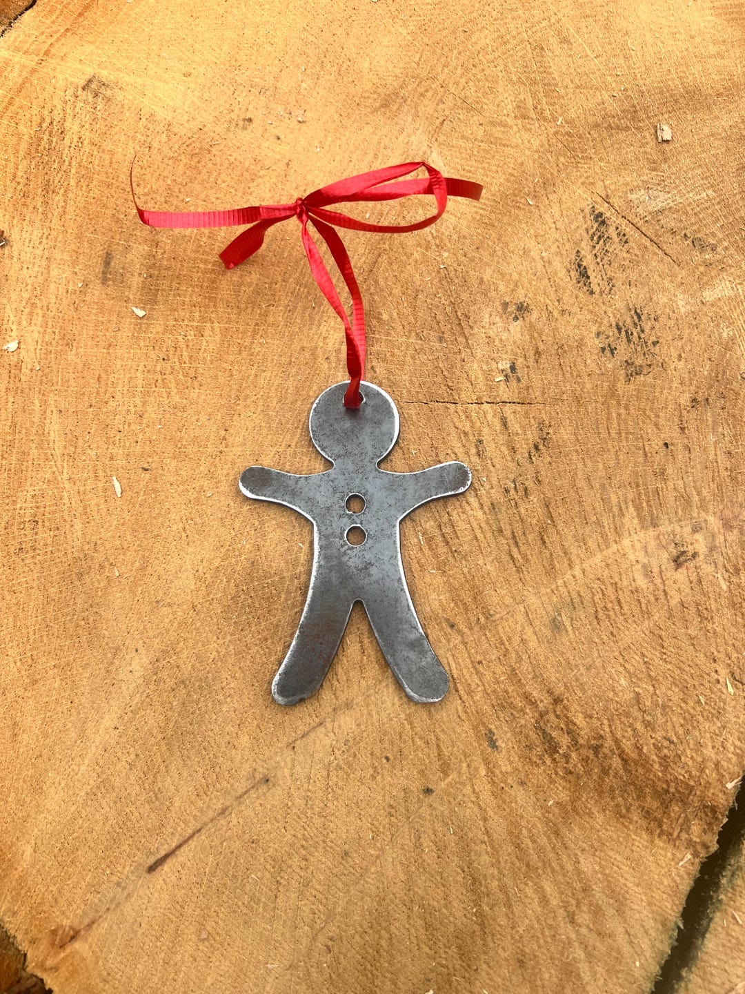 Metal Gingerbread Man Christmas Ornament - Etsy