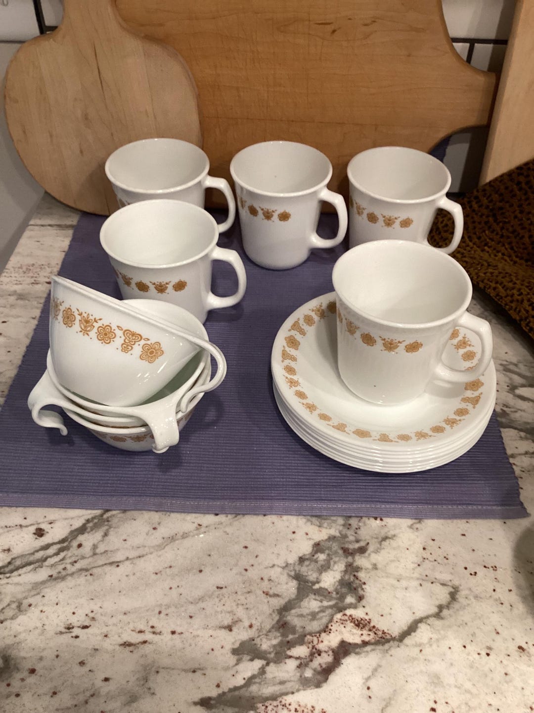 Vintage 1970’s Corelle Corningware Butterfly Gold - Etsy