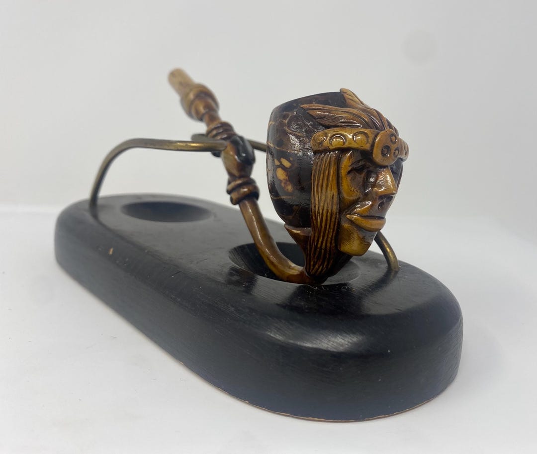 Vintage Handcarved Native Unsmoked Tobacco Pipe From Ecuador - Etsy