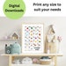 Alphabet Poster Educational A-Z Poster for Homeschool Nursery Classroom ...
