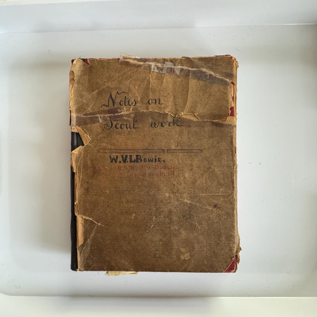 Original Vintage Handwritten Notes on Scout Work, With Drawings ...