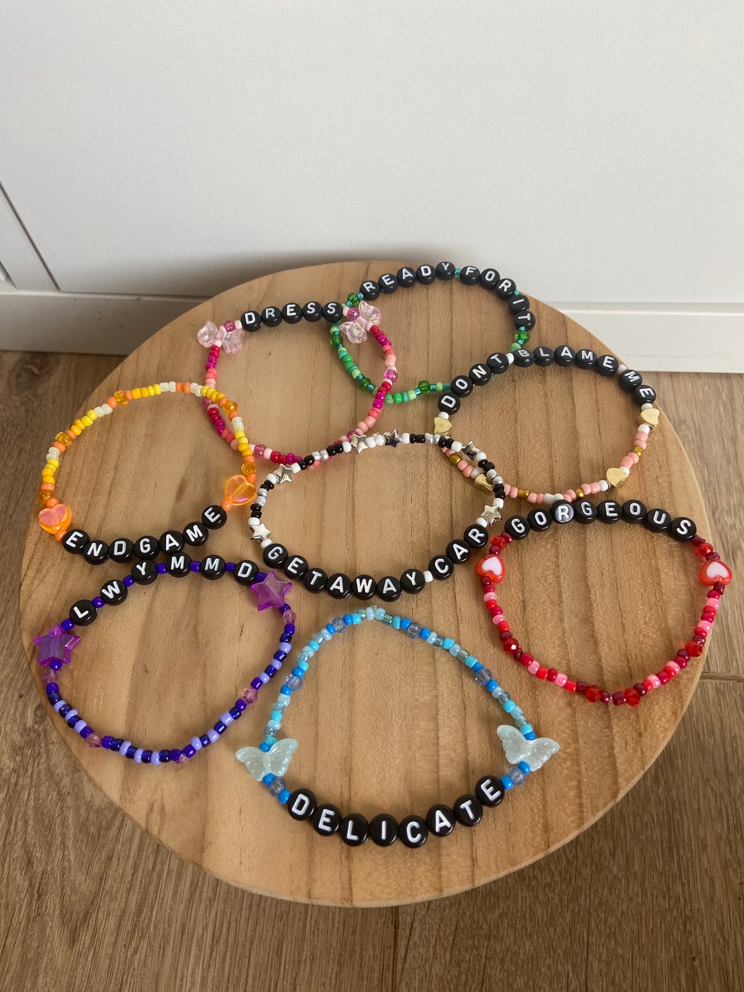 Taylor Swift Reputation Era Inspired Friendship Bracelets - Etsy