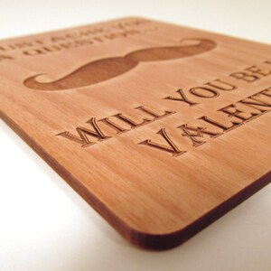 Mustache Valentine's Day Card - Etsy