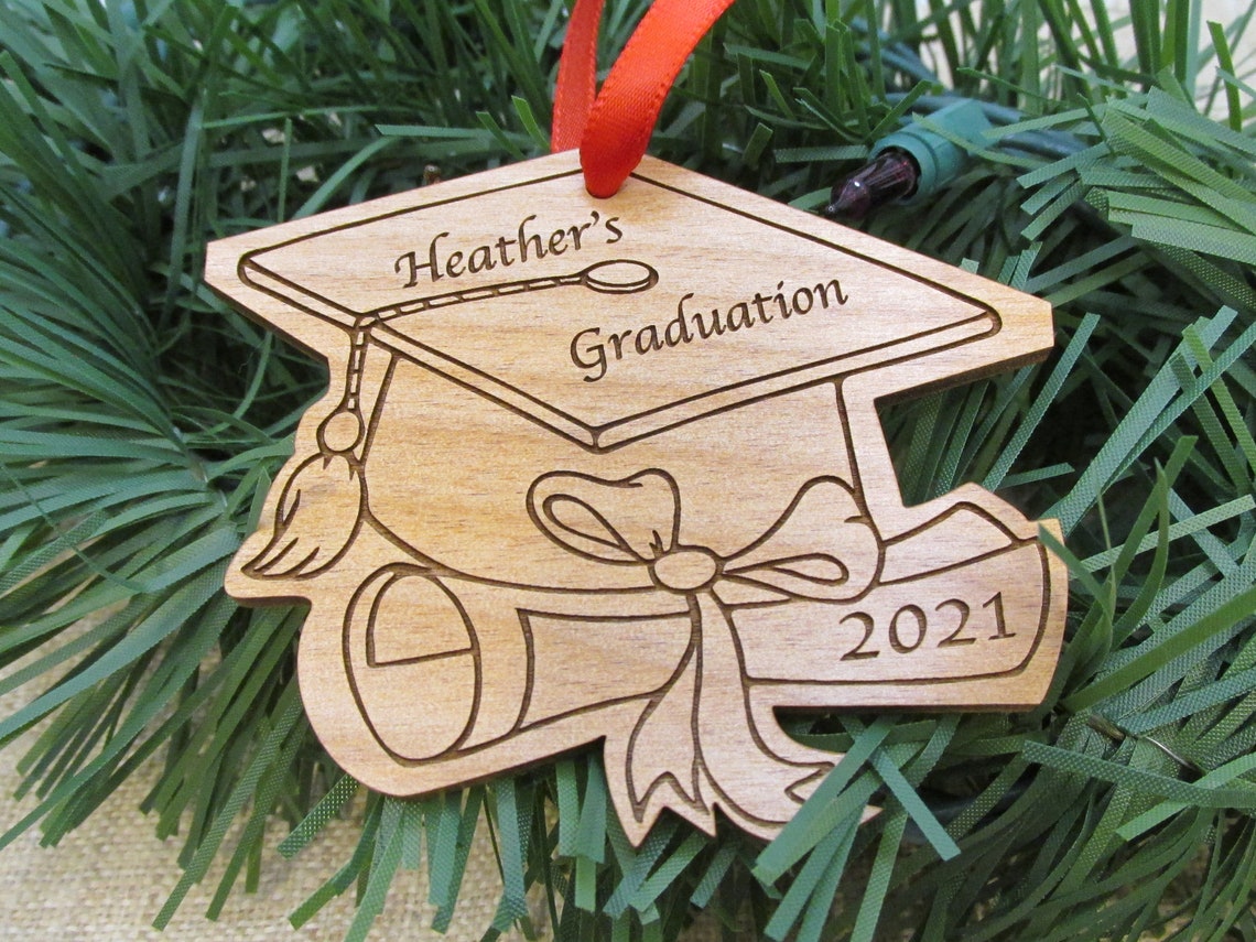 Personalized Graduation Ornament Custom Wooden Grad Ornament - Etsy