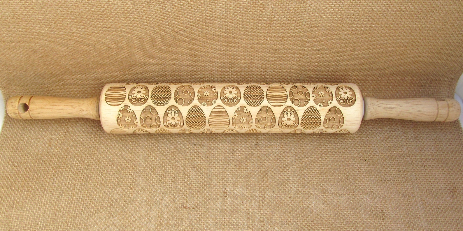 Easter Rolling Pin Embossed Easter Egg Cookie Stamp Easter | Etsy