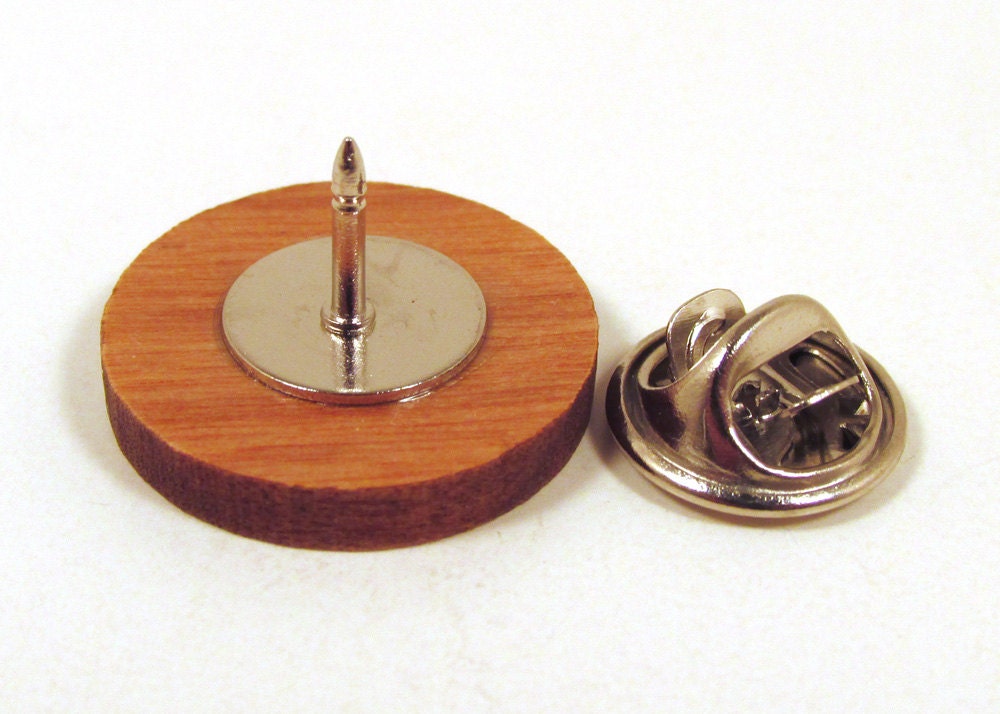 Anchor Wooden Tie Tack Lapel Pin - Etsy
