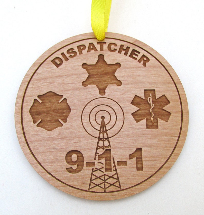 Dispatcher Wooden Christmas Ornament Dispatch Christmas Gift - Etsy