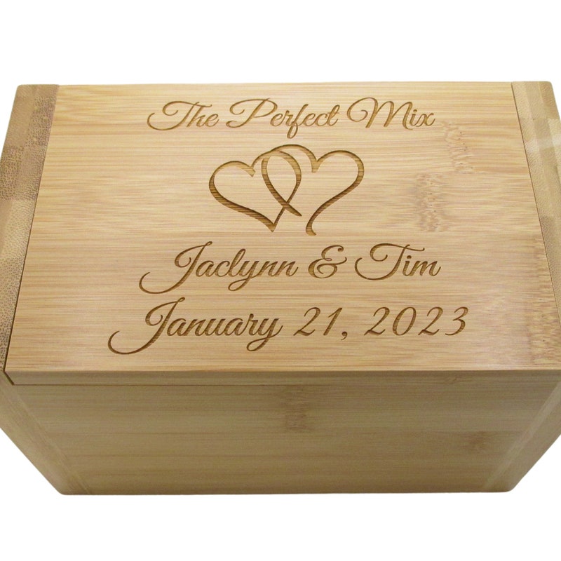 Custom Double Recipe Box - Etsy