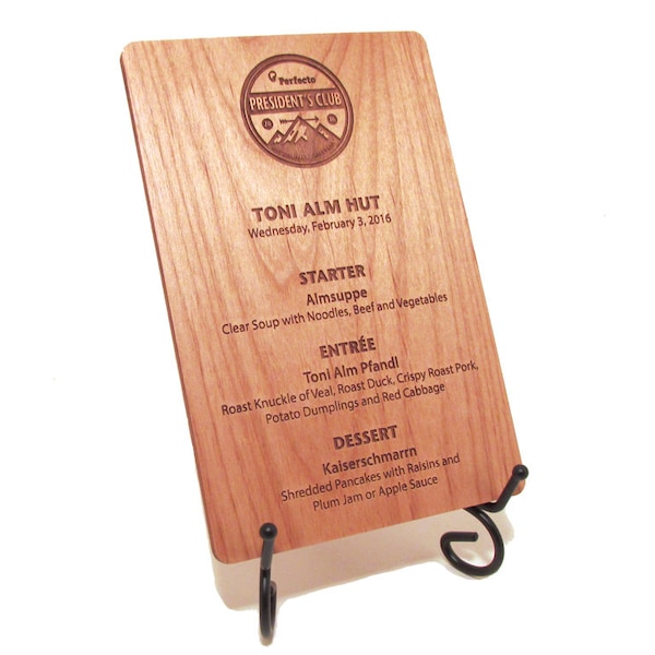Rustic Table Menus - Etsy
