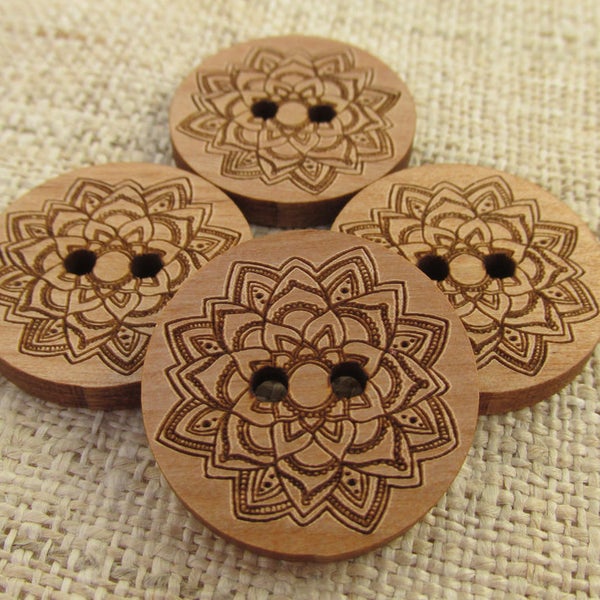 Laser Cut Button - Etsy