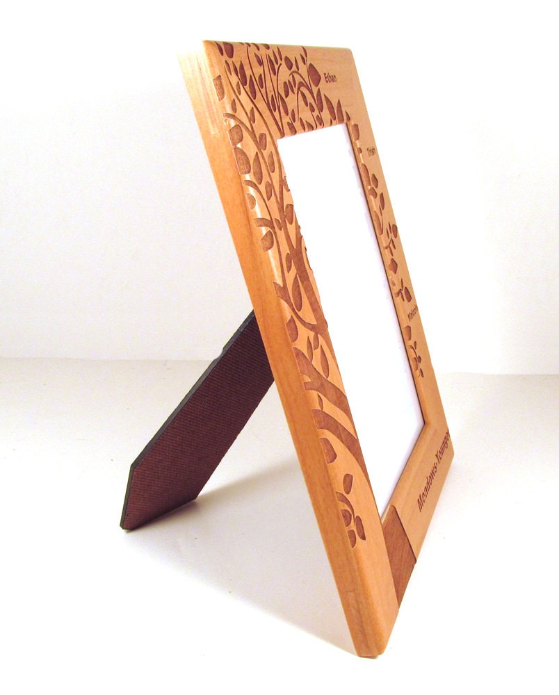 Wooden Picture Frame - Family Tree - Tree of Life - Choose Your Size - Etsy