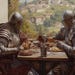 Medieval Knights Eating and Resting Print Gothic Dark Fantasy Medieval ...