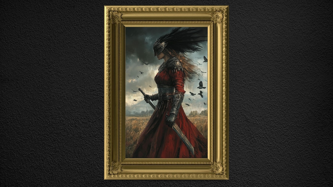 Queen Boudicca Celtic Warrior Art Print: Powerful Historical Heroine ...