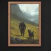 Epic Medieval Knight and Dog Adventure Art Print Fantasy Warrior ...
