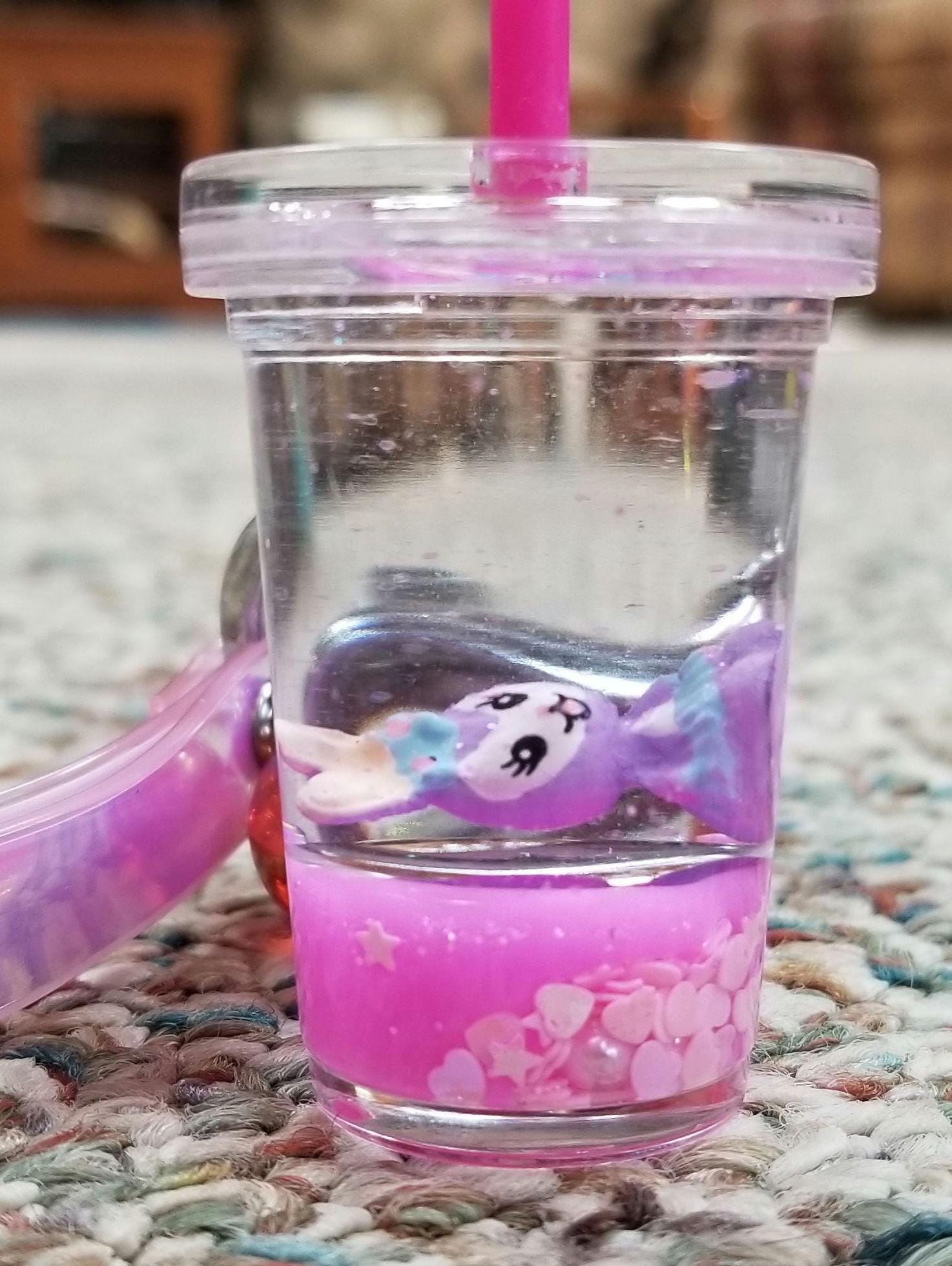 Liquid Shaker Keychain, Cute Kawaii Bunny, Boba Bubble Tea Baby, Party ...