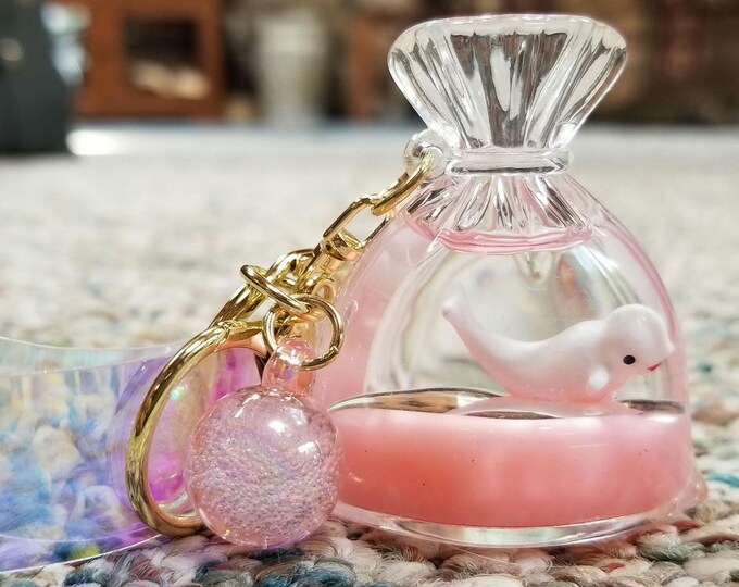 Liquid Shaker Keychains, Quicksand Bag of Fish Key Chain, Cute Kawaii ...