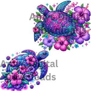 25 Pack Tropical Clip Art Bundle, PNG Digital Download, Glitter Sea ...