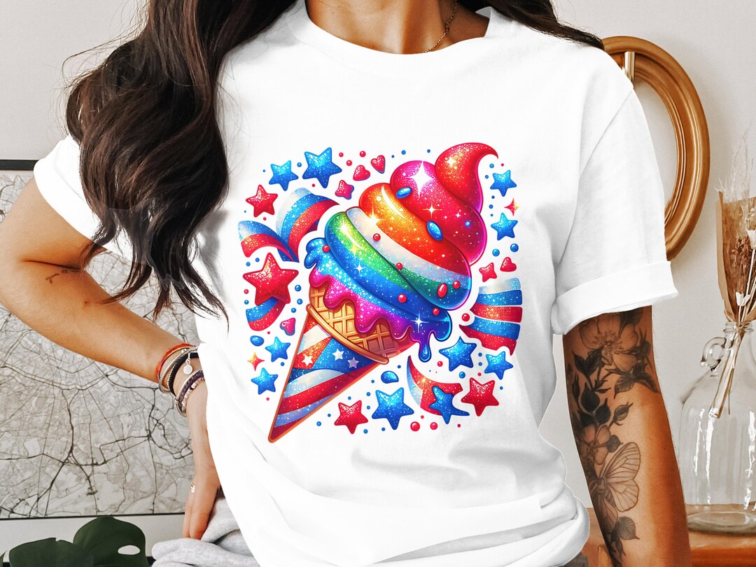 Kawaii Ice Cream Clip Art, Cute Summer Sublimation for T-shirts, Glass ...
