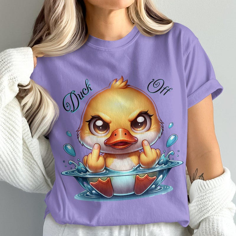 Middle Finger Duck - Etsy