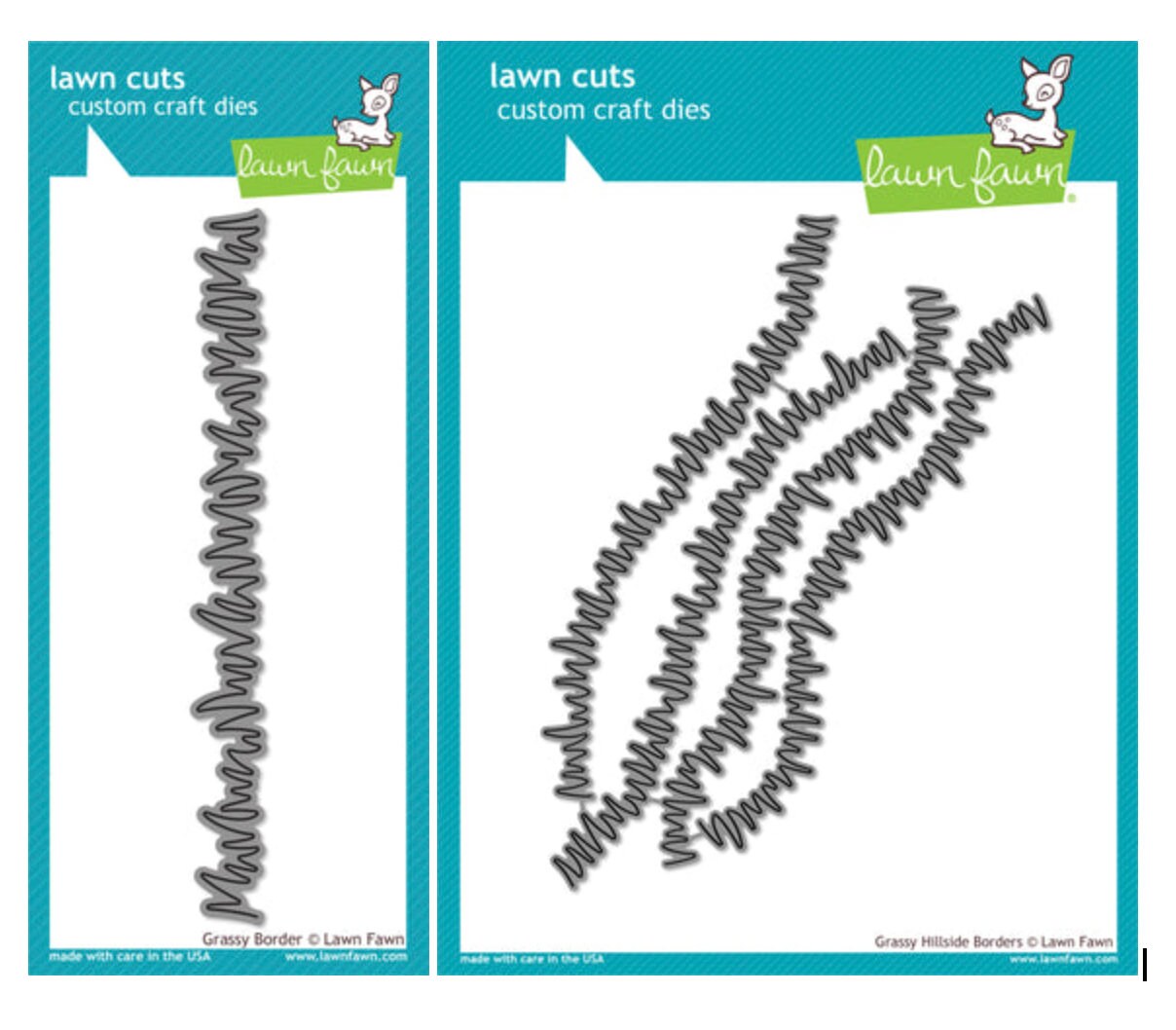 Lawn Fawn Die Cut Pack Grassy Borders Pack LF613 LF1361 - Etsy