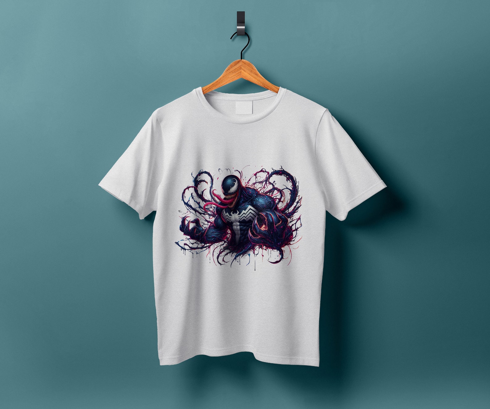 4 Venom Splash and Watercolor Clipart Sublimation PNG Files | High ...