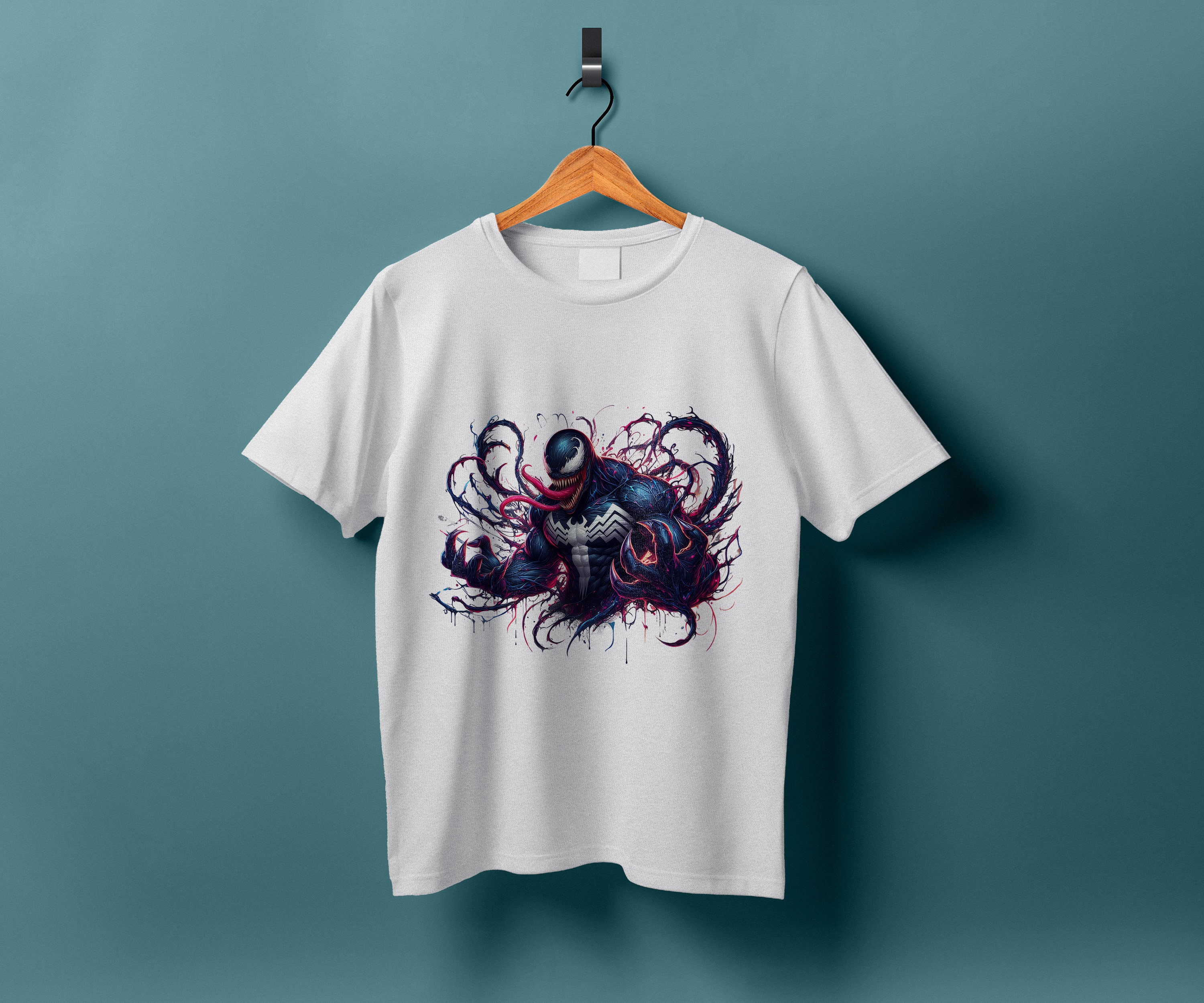 4 Venom Splash and Watercolor Clipart Sublimation PNG Files | High ...
