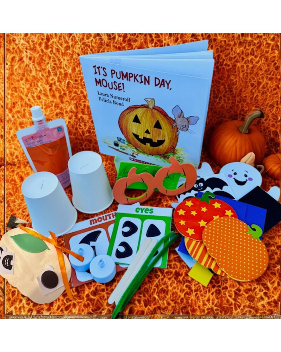 It's Pumpkin Day, Mouse Story and Craft Imagination Box for Preschool ...