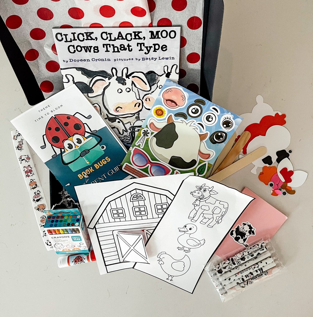 Barnyard Fun: Click, Clack, Moo Cows That Type Book and Craft ...
