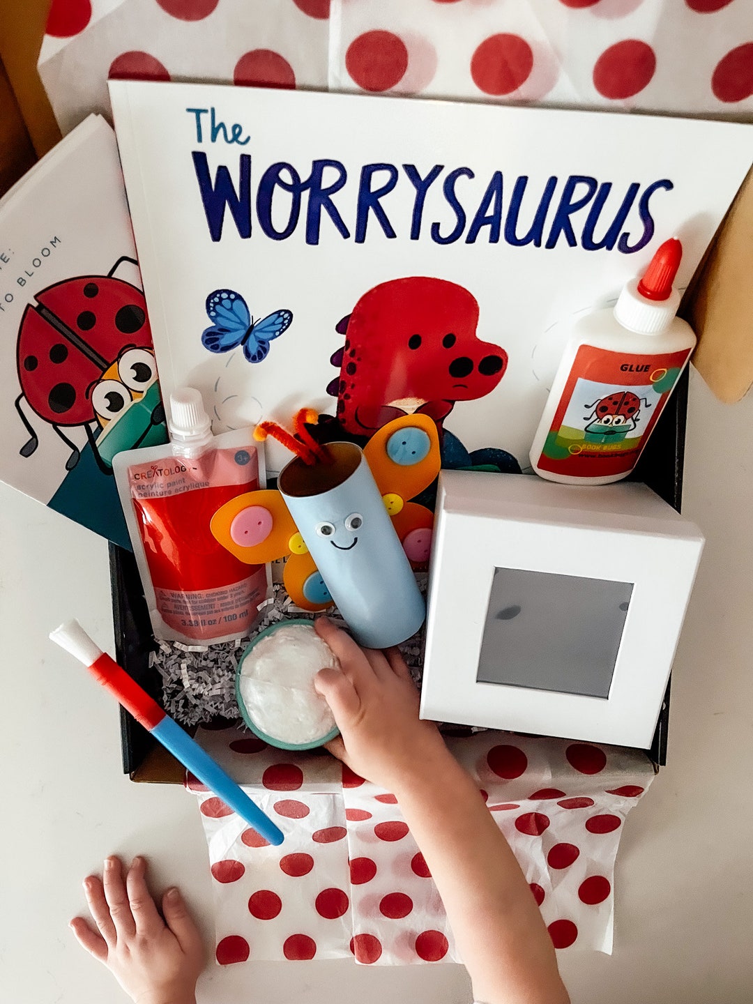 Little Kids Big Feelings Worrysaurus Book and Craft Imagination Box - Etsy