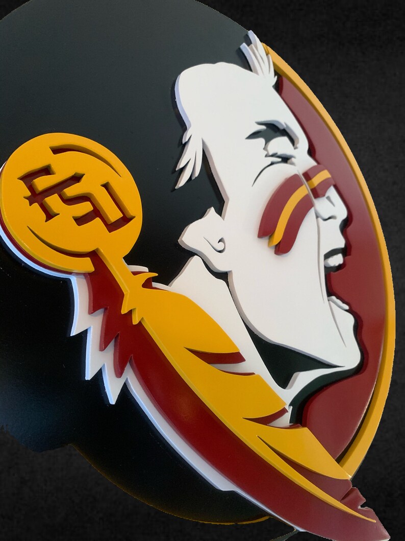 Florida State University Seminoles Wood Sign Handmade Custom Decor - Etsy