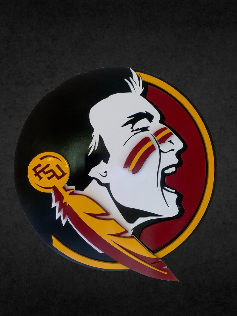 Florida State University Seminoles Wood Sign Handmade Custom Decor - Etsy