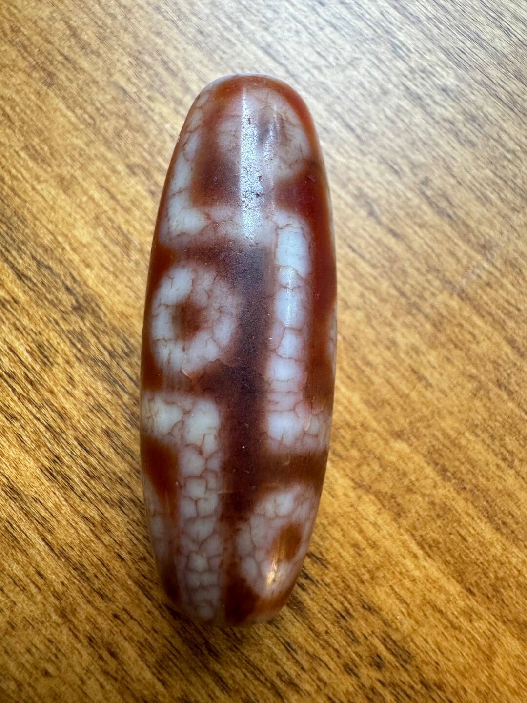 Vintage Pure Nine-eyed Cinnabar Red 火供 Dzi Bead. - Etsy