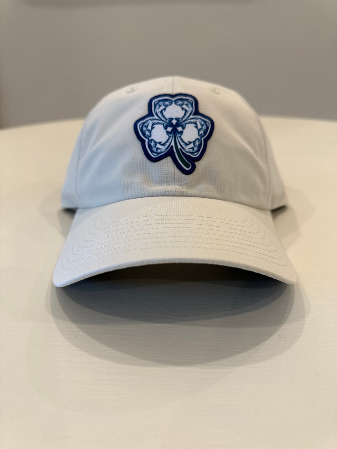 UPF 35+ Lids Fish Shamrock - Shamrock Fish Logo is a Patch. Fishing and ...