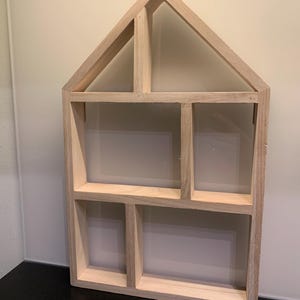 Home Decor Shelf - Wooden House - Etsy