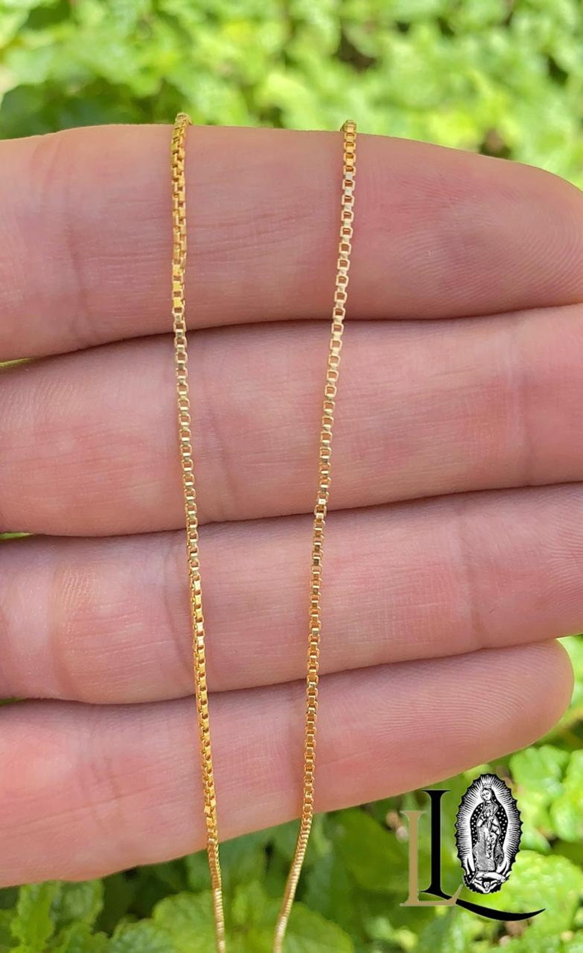 14K Gold Filled Box Link Chain: Baby, Kids 16" Necklace - Etsy