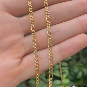 Figaro Link Chain Necklace for Mens Womens Cadena Para Hombre Y Mujer ...