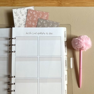 The Daily Bible Study Binder Bible Study Tools Undated 6 Months Planner ...