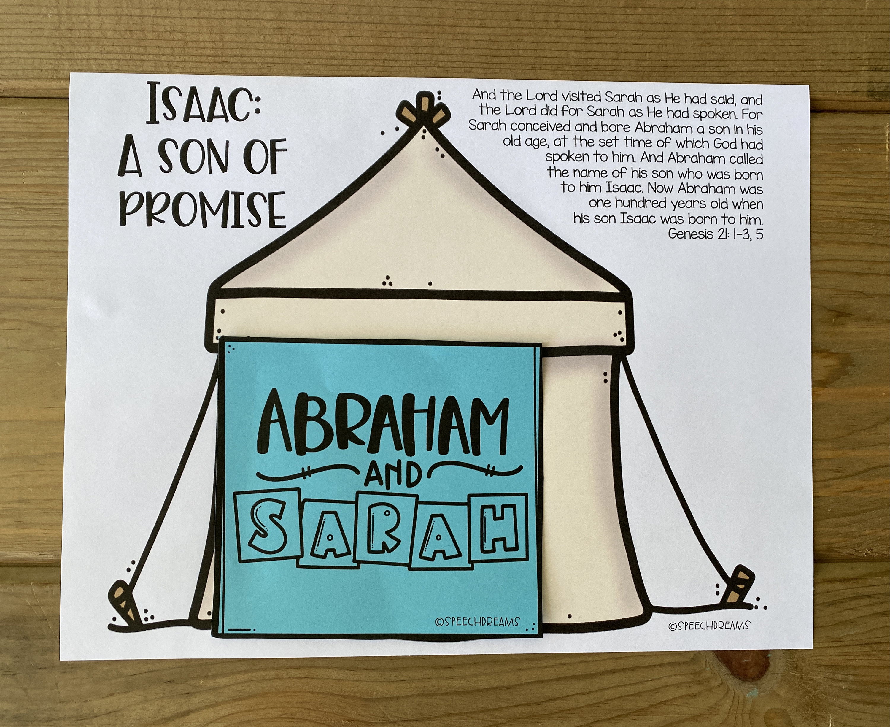 Abraham And Sarah Tent Craft