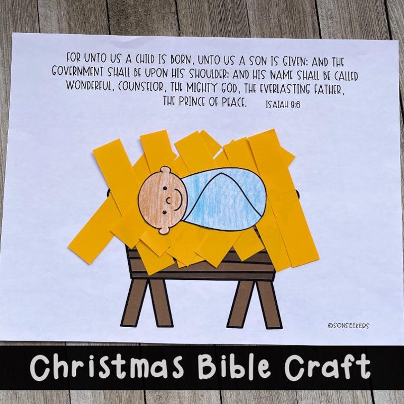 Toddler Christmas Crafts Simple - Etsy