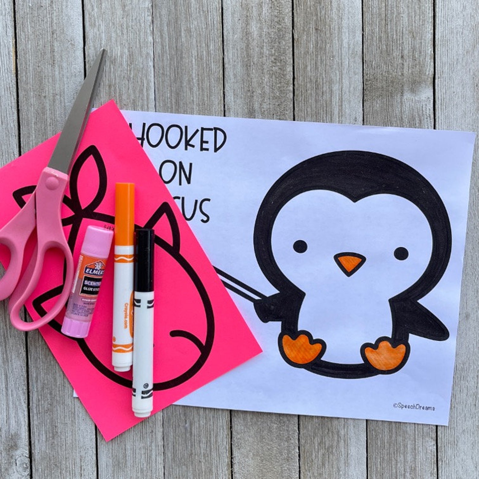 Winter Bible Lesson Craft for Church Kids Learn Scripture Penguin Ice ...
