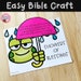 Frog Umbrella Bible Craft: Showers of Blessings Activity (PDF) - Etsy