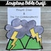 Ten Commandments Bible Craft: Moses on Mount Sinai, Sunday School ...