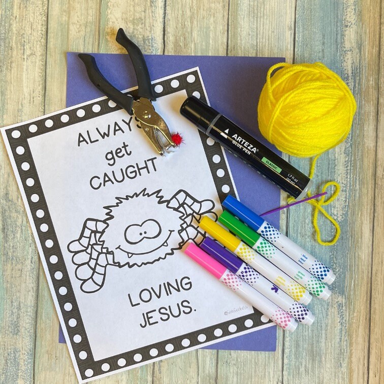 Create a Fall Spider Web Bible Craft: A Fun and Meaningful Activity for ...