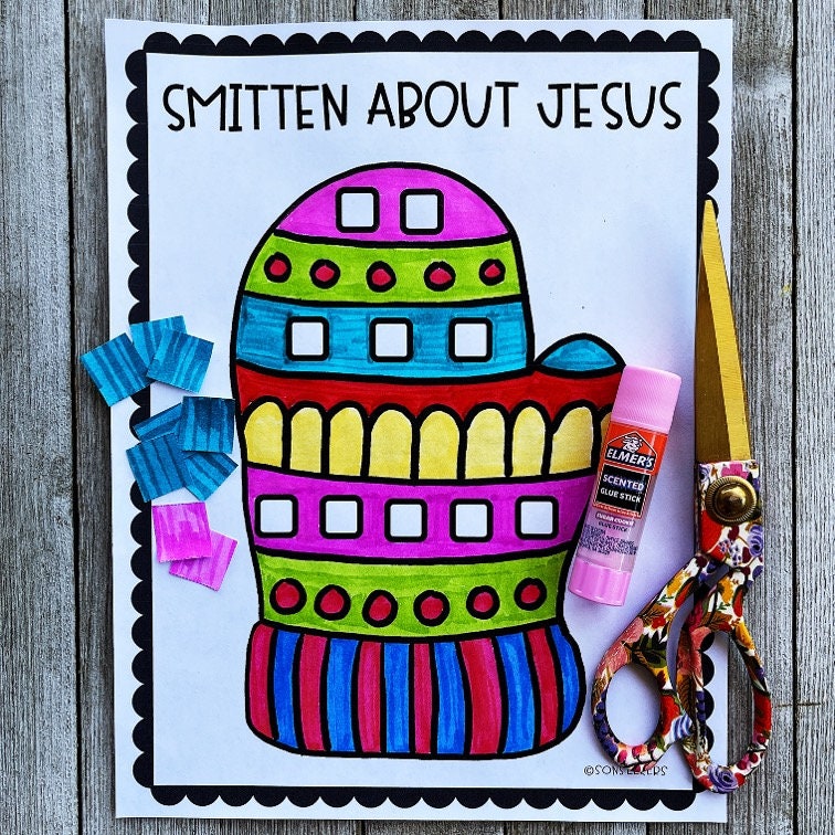 Bible Lesson for Kids Winter Mitten Craft for Church - Etsy