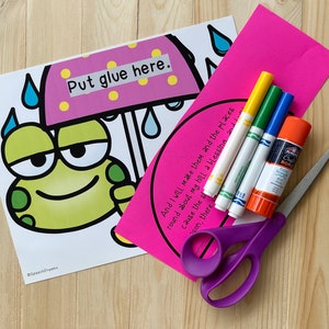 Frog Umbrella Bible Craft: Showers of Blessings Activity (PDF) - Etsy