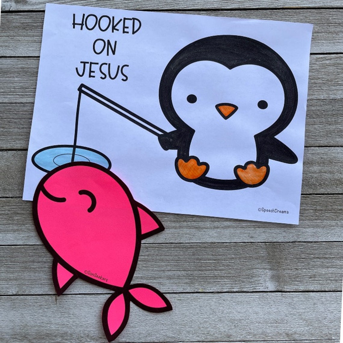 Winter Bible Lesson Craft for Church Kids Learn Scripture Penguin Ice ...