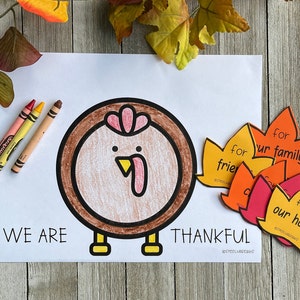 Thanksgiving Bible Craft for Kids: Thankful Turkey Church or Sunday ...